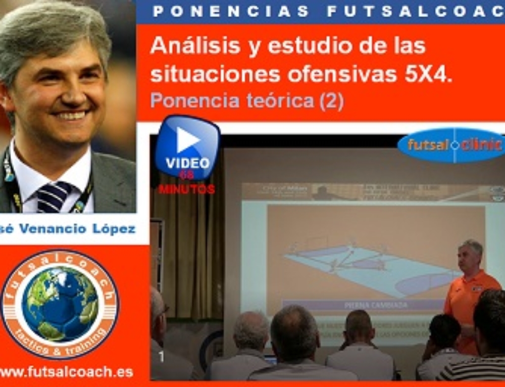 Análisis y estudio de las situaciones ofensivas 5X4 (3). (102 minutos).